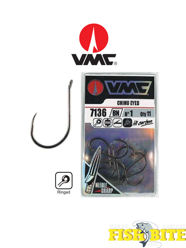 Αγκίστρια Vmc 7136 BN Chinu-R - Fishbite.gr