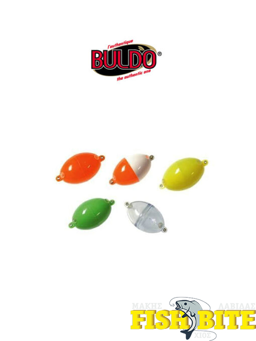 Φελλοί Buldo Οβάλ Μονόχρωμοι Δετοί - Fishbite.gr