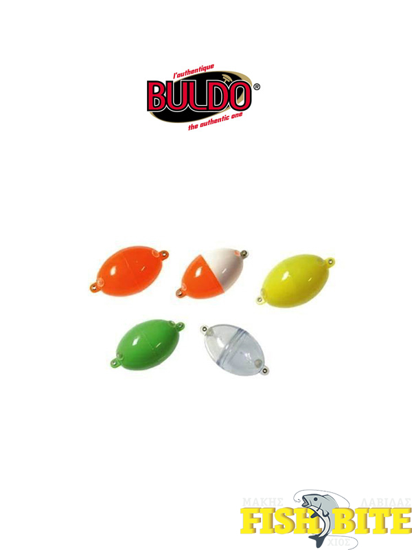 Φελλοί Buldo Οβάλ Μονόχρωμοι Δετοί - Fishbite.gr